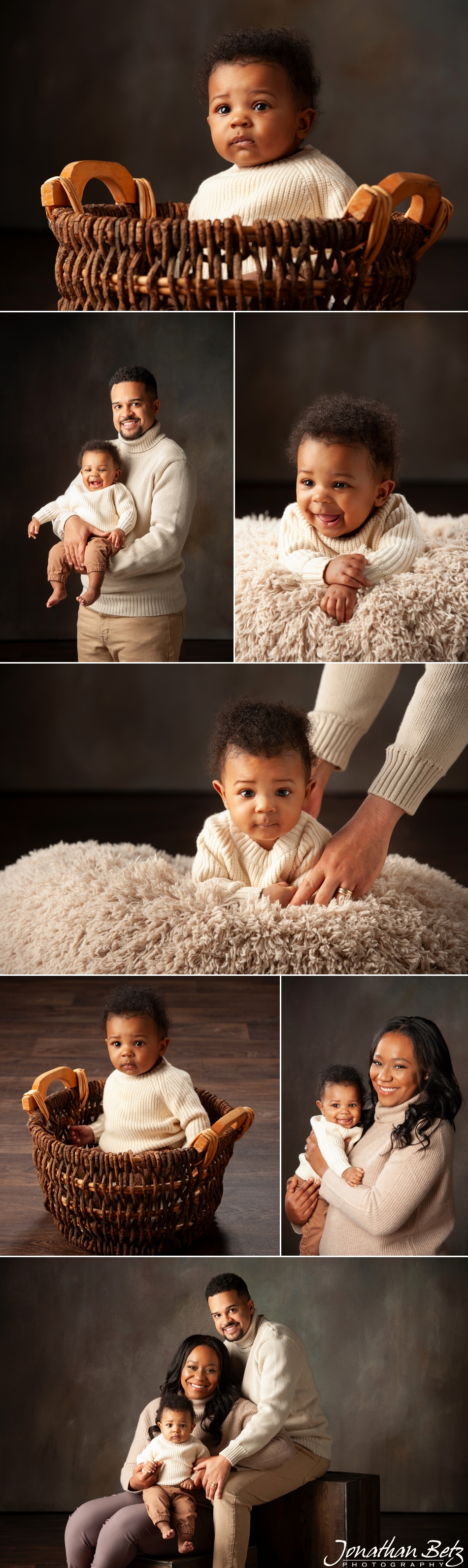 The Dobard Family | Studio Family Portraits » Jonathan Betz Photography ...